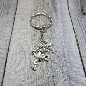Frog Keychain Initial Jumping Frog Keychain Tree Frog Keychain ...