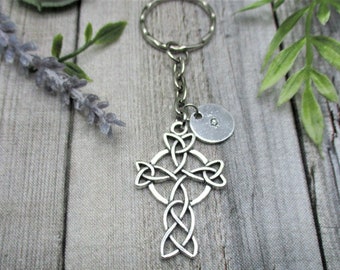 Cross Keychain - Etsy