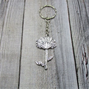 Flower Keychain Pressed Flower Keychain Herbalist Keychain Gardner ...