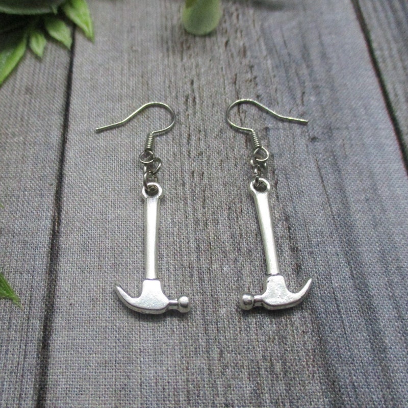 Hammered Earrings - Etsy
