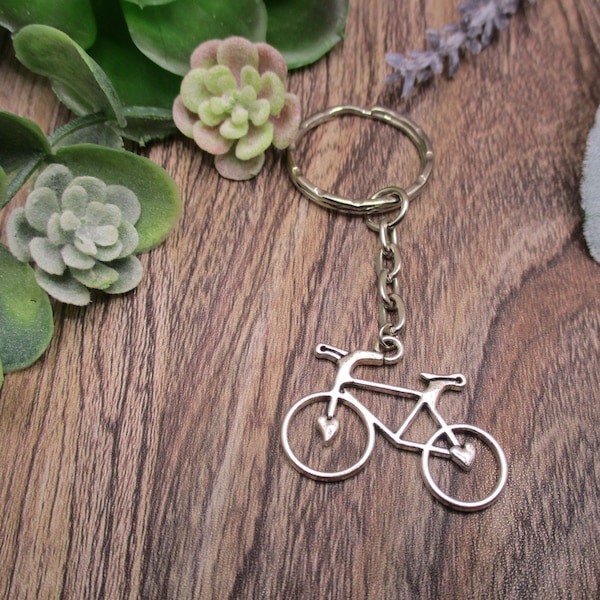 Bicycle Keychain - Etsy