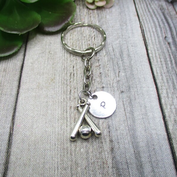 Baseball Keychain - Etsy