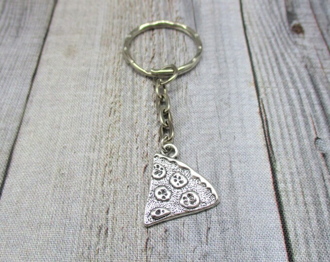 Clay Pizza Keychain - Etsy