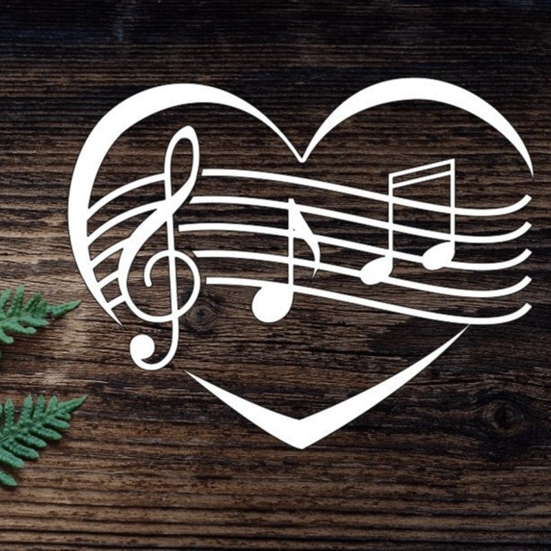 Music Notes Decal - Etsy