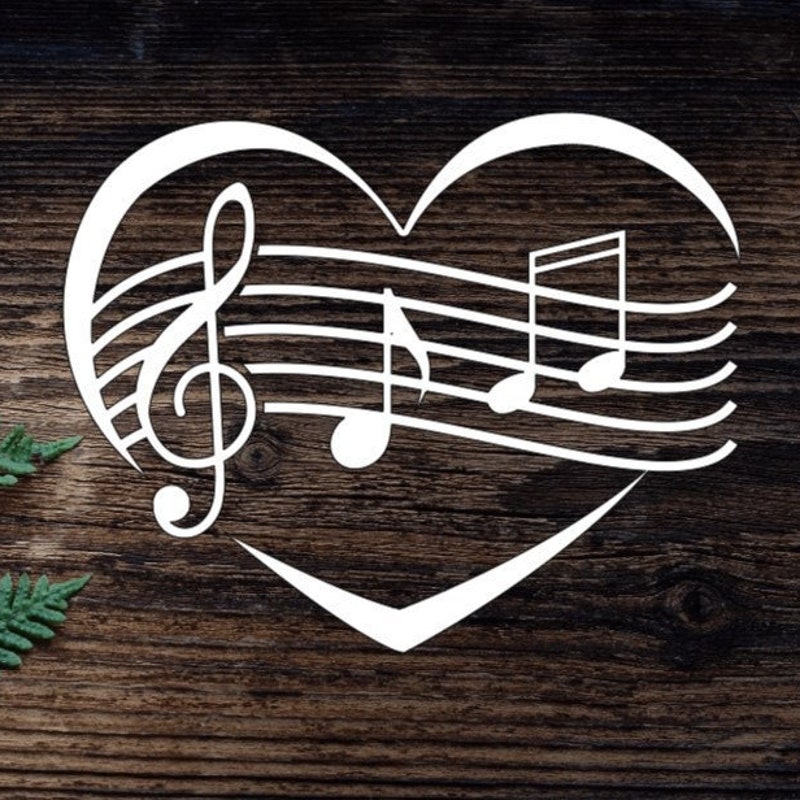 Music Notes Decal - Etsy