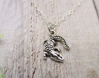 Alligator Necklace - Etsy