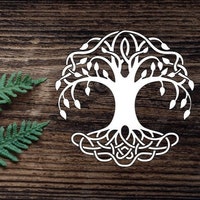 D2 Tribal Tree of Life Vinyl Decal – Symbol of Strength & Connection - Etsy