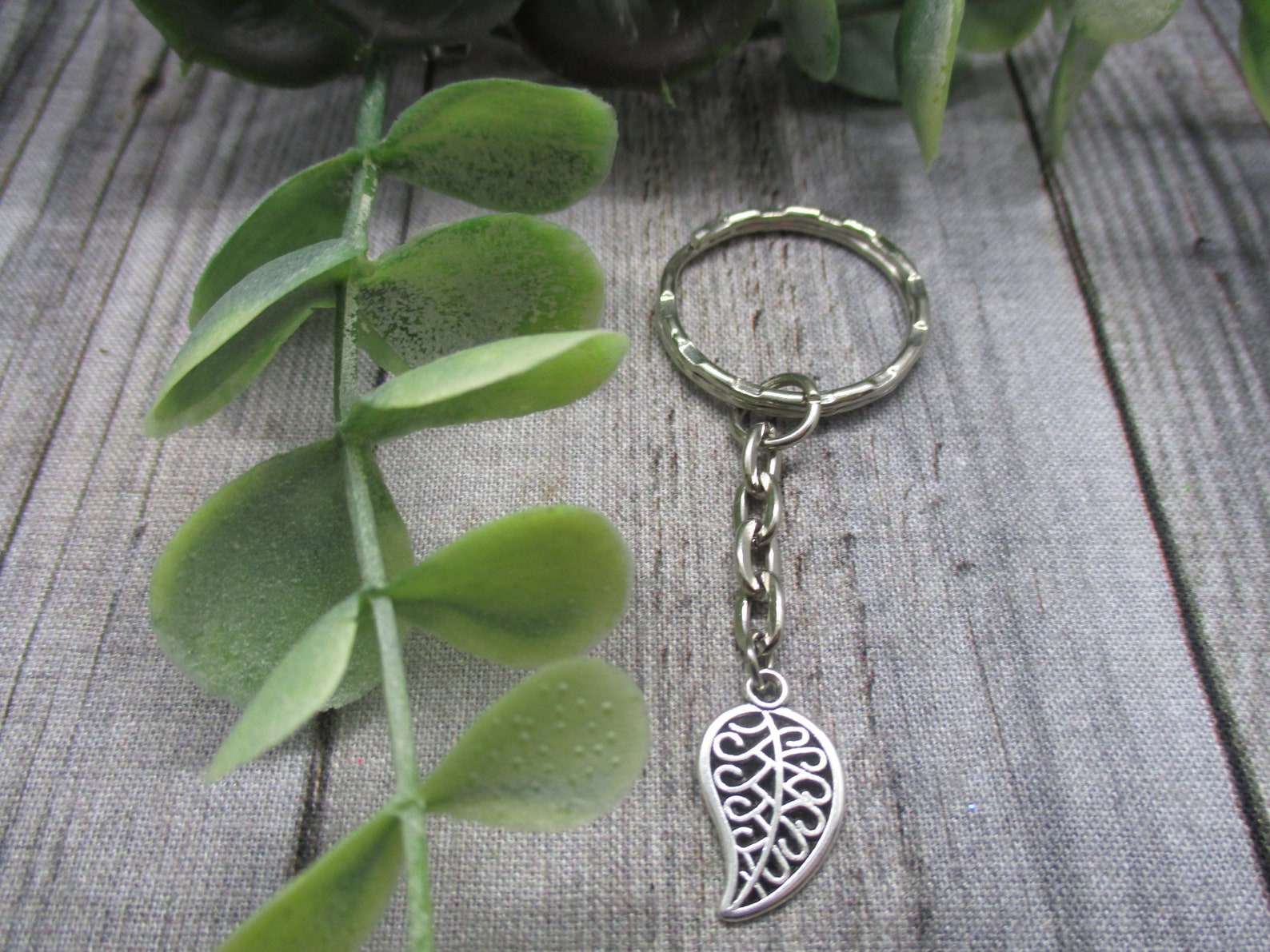 Leaf Keychain Plant Keychain Natures Lovers Gifts for Him/her - Etsy UK