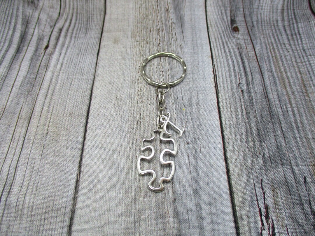 Puzzle Keychain Puzzle Piece Keychain Personalized Game Keychain ...