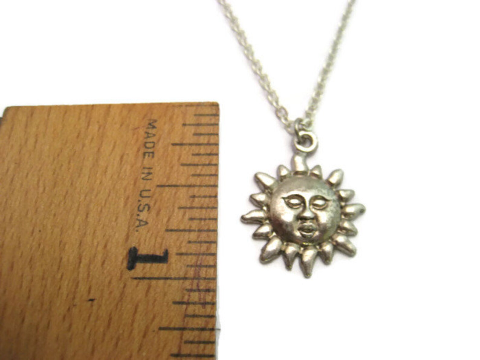 Sun Necklace Solar Necklace Sun Face Necklace Sun Jewelry | Etsy