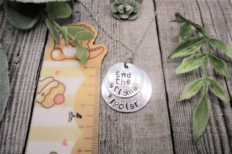 End the Stigma Necklace Mental Health Necklace Bipolar - Etsy