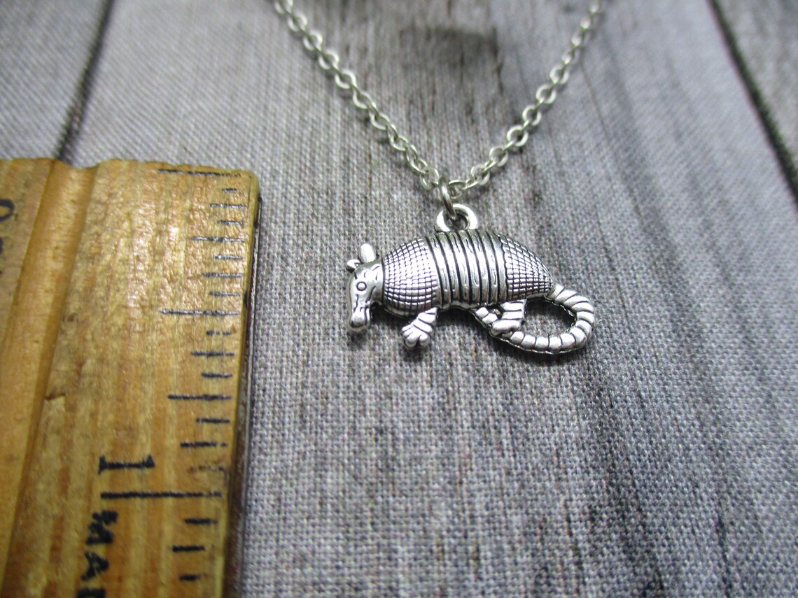 Armadillo Necklace Armadillo Jewelry Animal Charm Necklace - Etsy