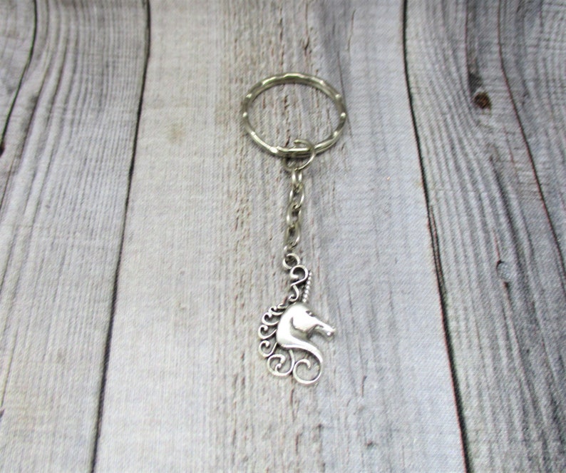 Unicorn Keychain Mythology Keychain Mythology Lovers Gift - Etsy