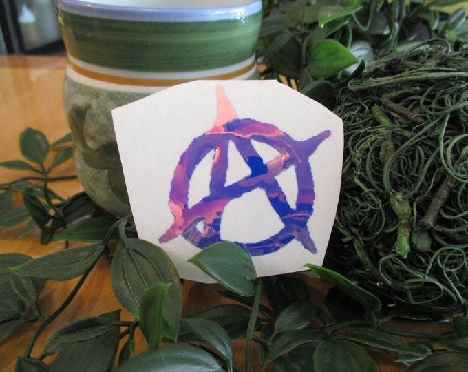 Anarchy Decal Anarchist Laptop Decal Anarchy Car Decal Anarchy Symbol ...