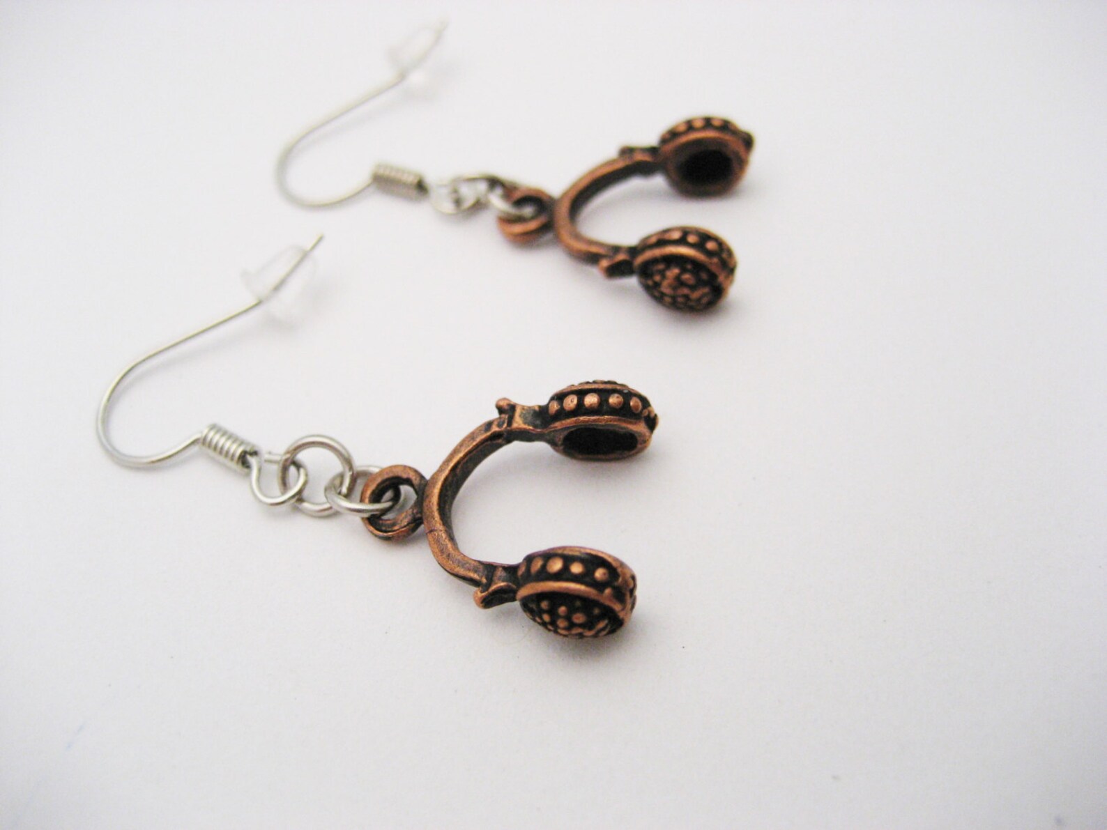 Headphone Earrings Dj Earrings Hip Hop Earrings Headphone - Etsy