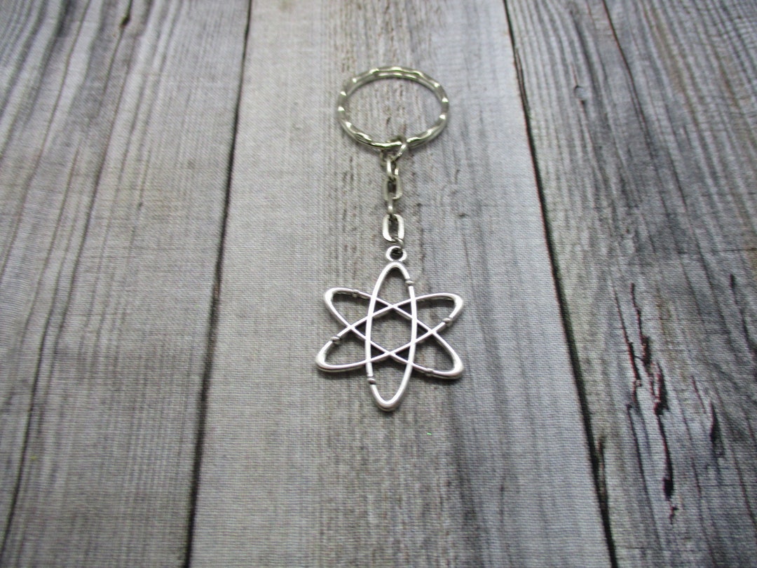 Atom Keychain Physics Keychain Chemistry Science Keychain - Etsy