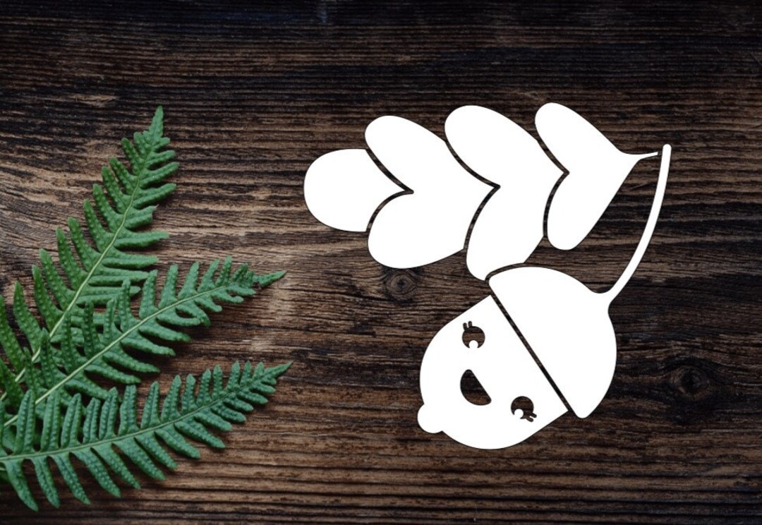 Vinyl Acorn Decal for Water Bottle Acorn Sticker Cup Sticker Laptop ...