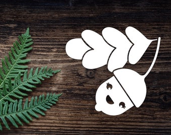 Acorn, Top, Hat, Oak, Nut, Acorns, Nuts, Decal, Car Decal, Laptop Decal ...