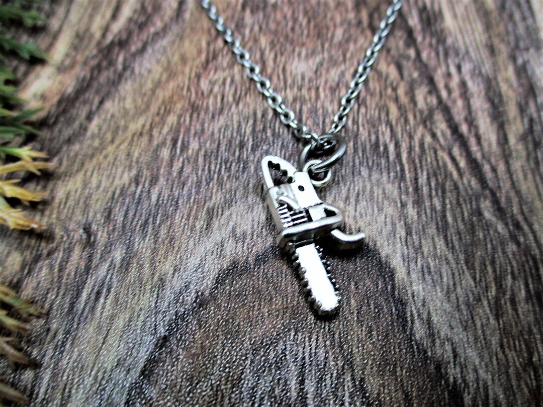 Chainsaw Necklace Horror Tool Jewelry Gift for Her/ Him - Etsy