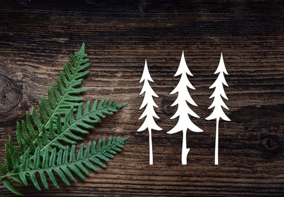 Vinyl Trees Decal For Water Bottle Sticker Cup Sticker Laptop Decal Car ...