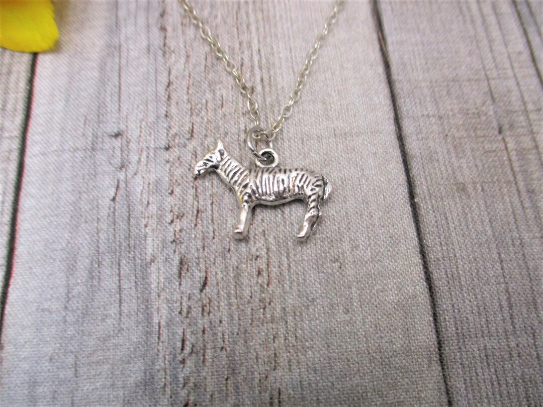 Zebra Necklace, Zebra Jewelry Gifts for Her Animal Necklace Animal ...