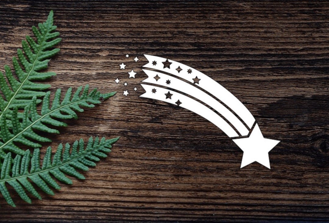 Vinyl Shooting Star Decal for Water Bottle Sticker Cup Sticker Laptop ...