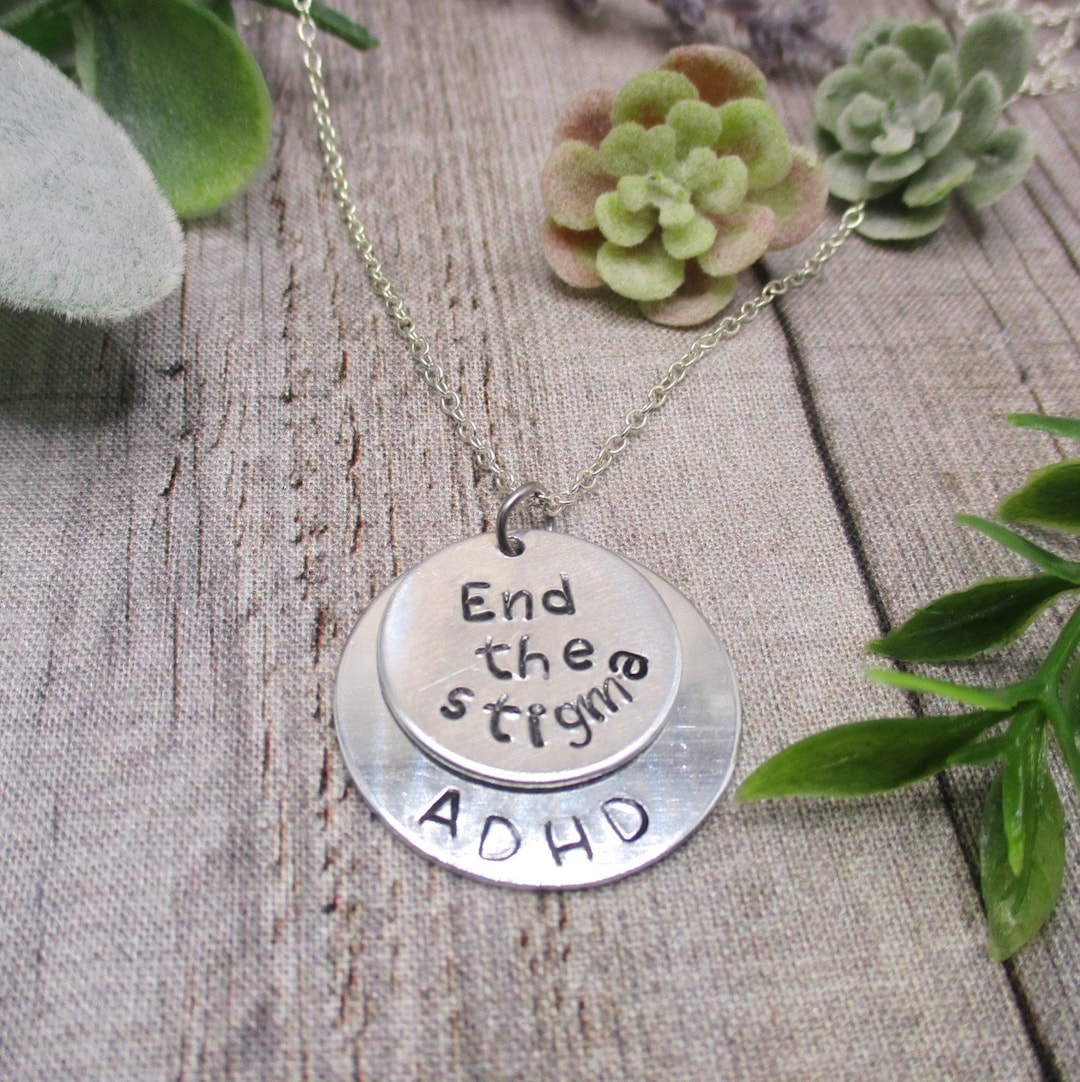 End the Stigma Necklace Mental Health Necklace ADHD Necklace Gifts for ...
