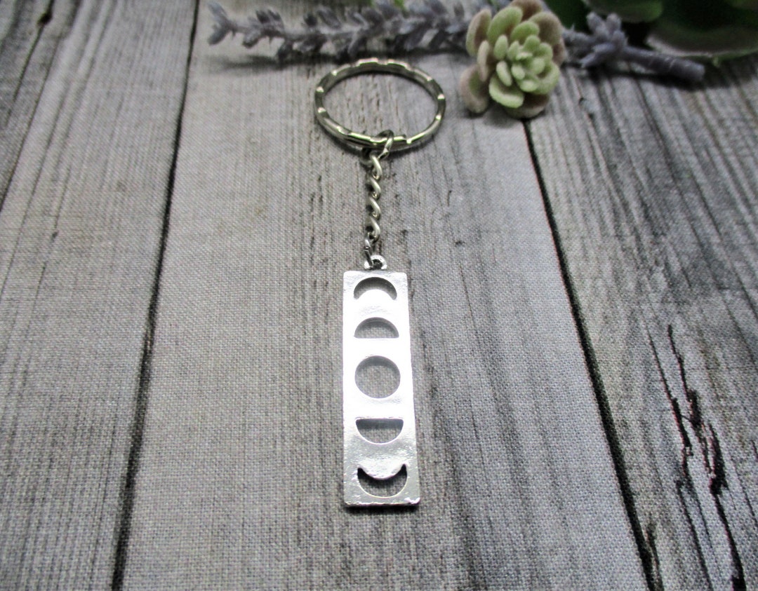 Moon Phase Keychain Gifts for Her / Him - Etsy