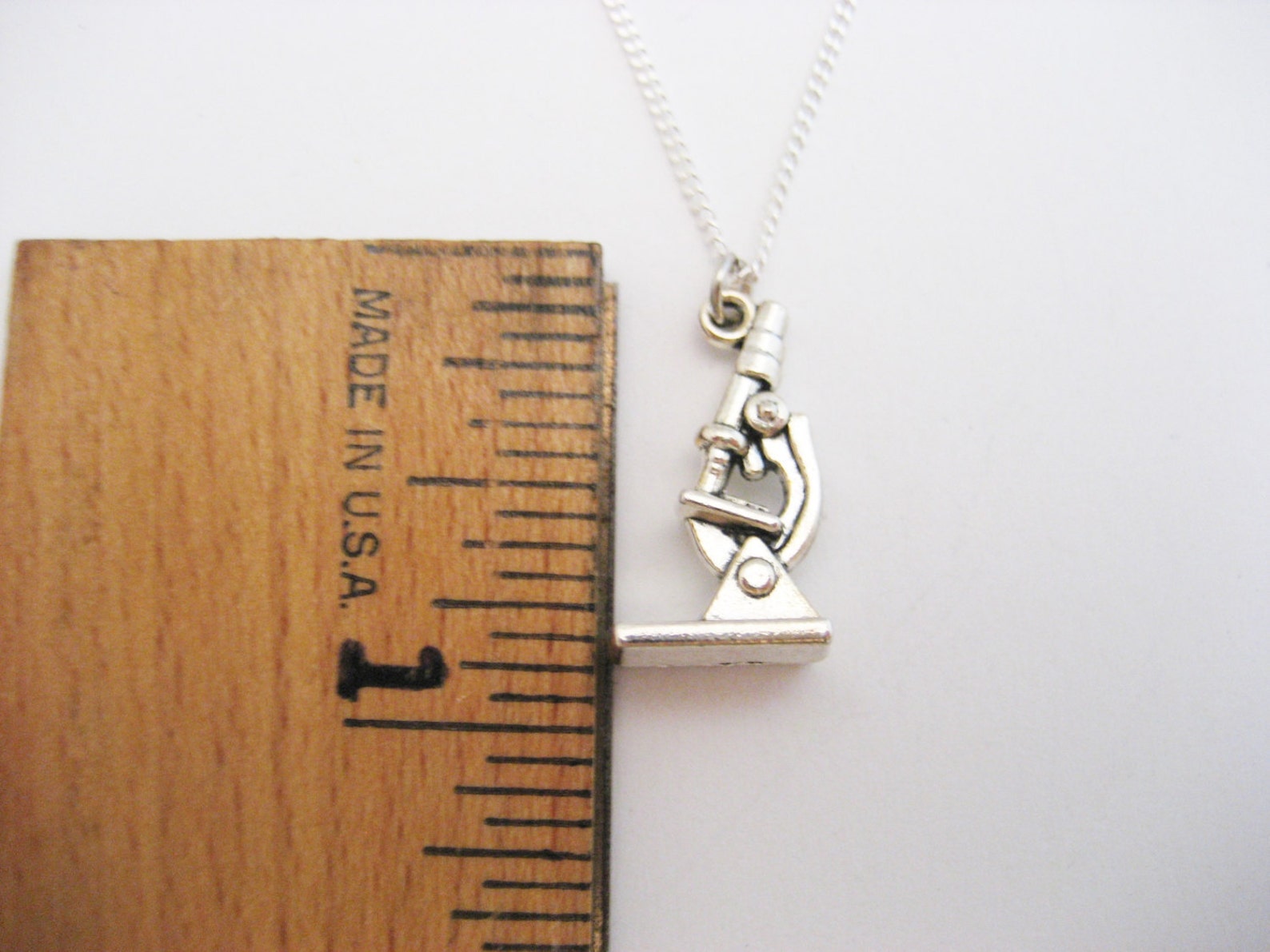 Microscope Necklace Science Biology Necklace Chemistry Necklace ...