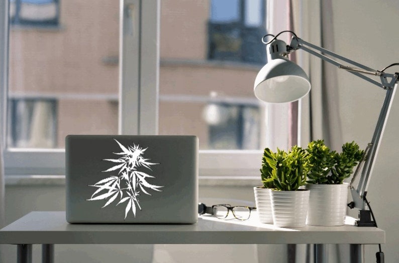 Vinyl Marijuana Decal Weed Decal Water Bottle Stoner Sticker | Etsy