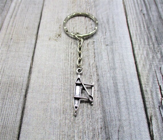 Canoe Keychain Outrigger Keychain Canoe Keychain Outdoors - Etsy