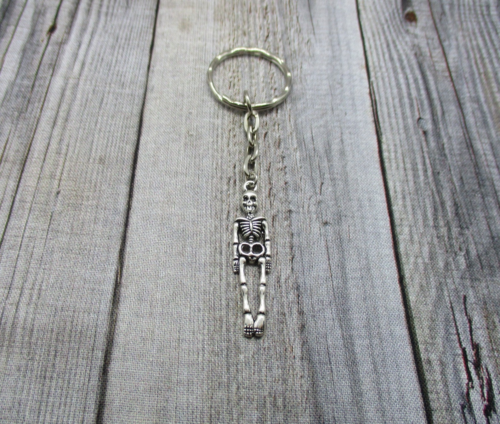 Skeleton Keychain Human Skeleton Keychain Anatomy Keychain | Etsy