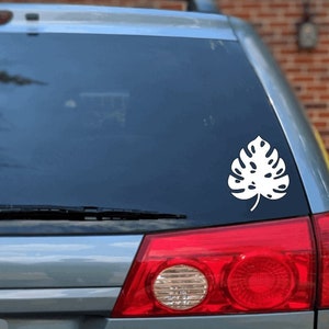 Vinyl Monstera Leaf Decal for Water Bottle Leaf Sticker Cup Sticker ...