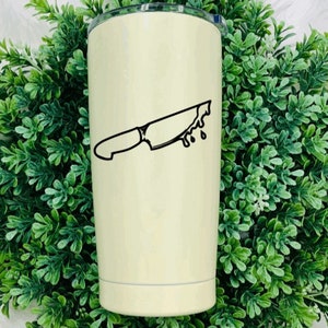 Horror Decal Bloody Knife Vinyl Decal for Bumper Sticker, Laptop ...