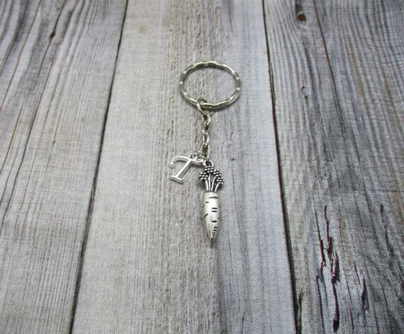 Carrot Keychain Veggie Keychain Food Keychain Vegetable - Etsy