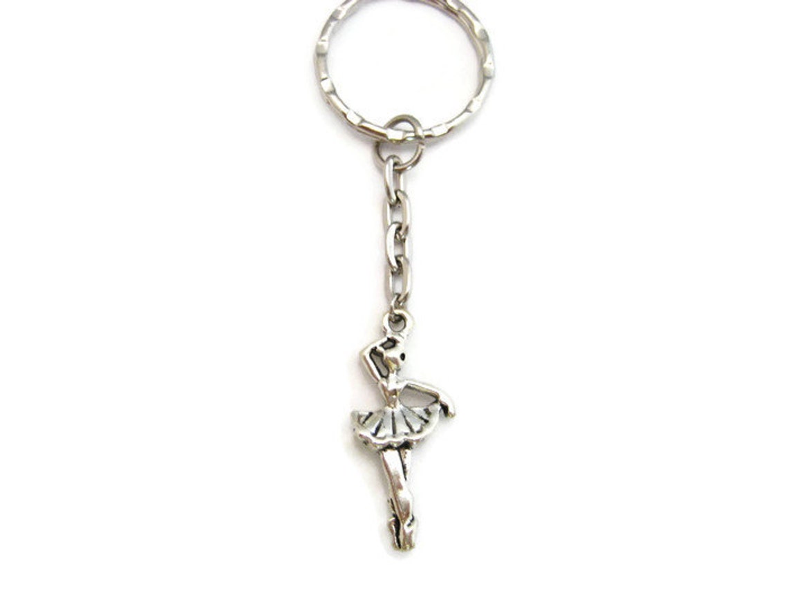 Ballerina Keychain Ballet Keychain Dancer Keychain Dance | Etsy