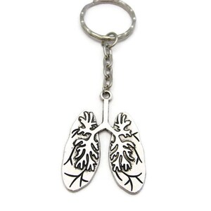 Human Lungs Keychain Science Keychain Biology Keychain Anatomical ...