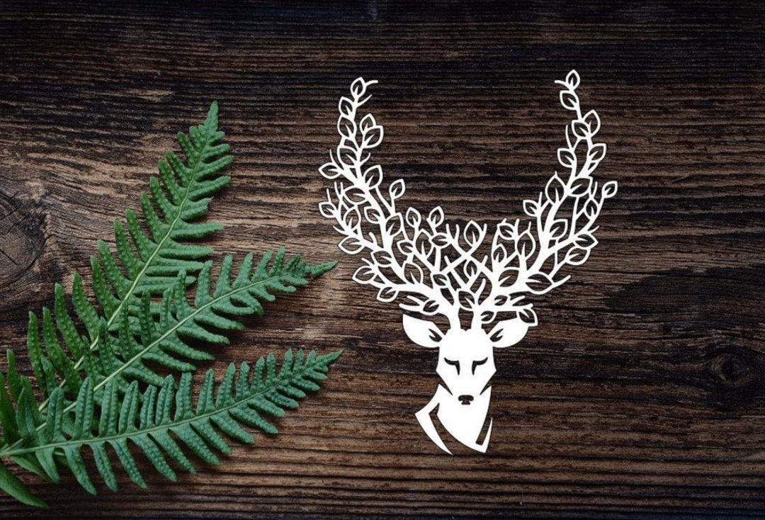 Deer Vinyl Decal for Bumper Sticker, Laptop, Tumbler Cup, Mug, Journal ...