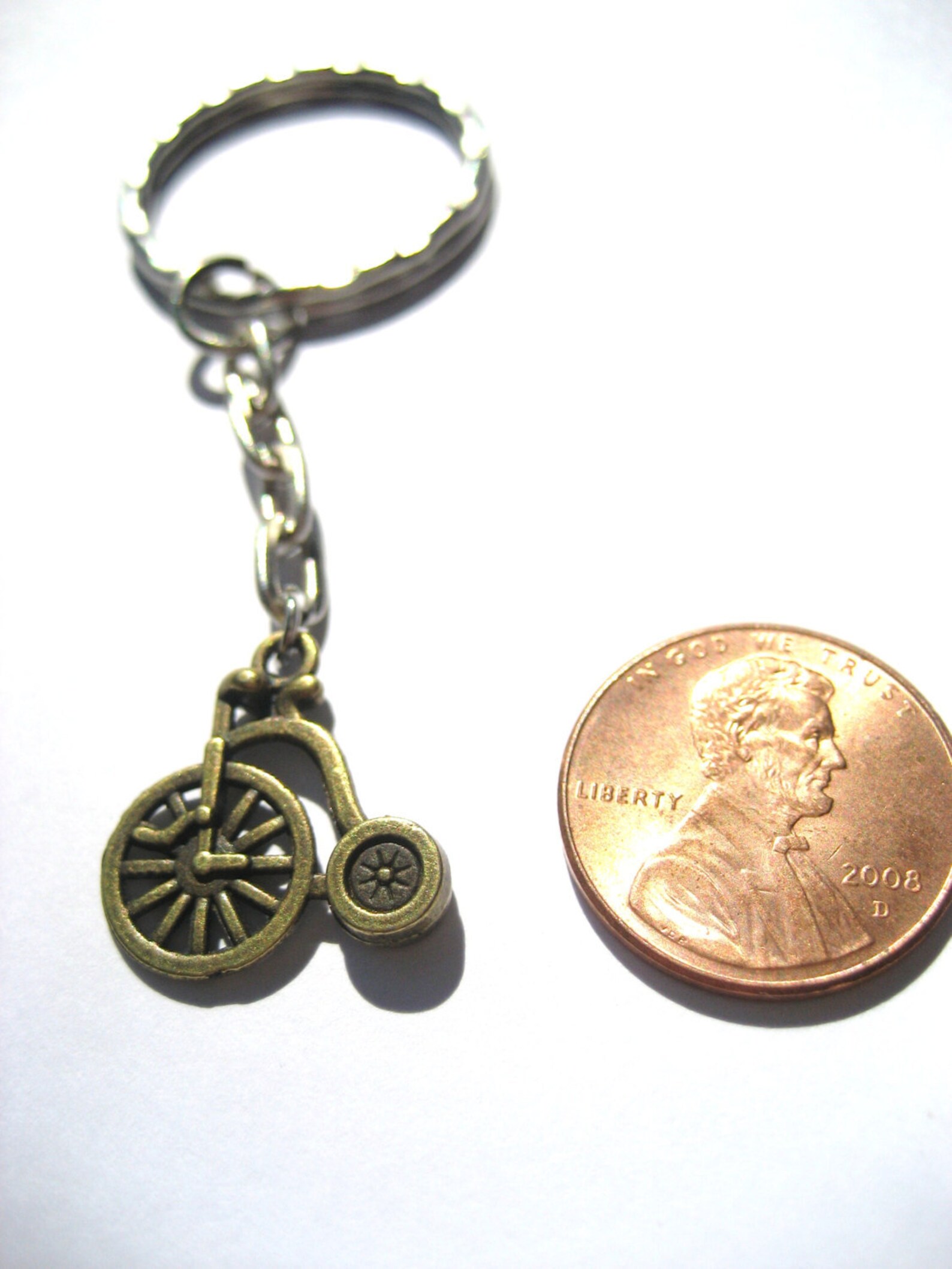Bicyle Keychain Penny Farthing Keychain Vintage Big Tire Bike Keychain ...