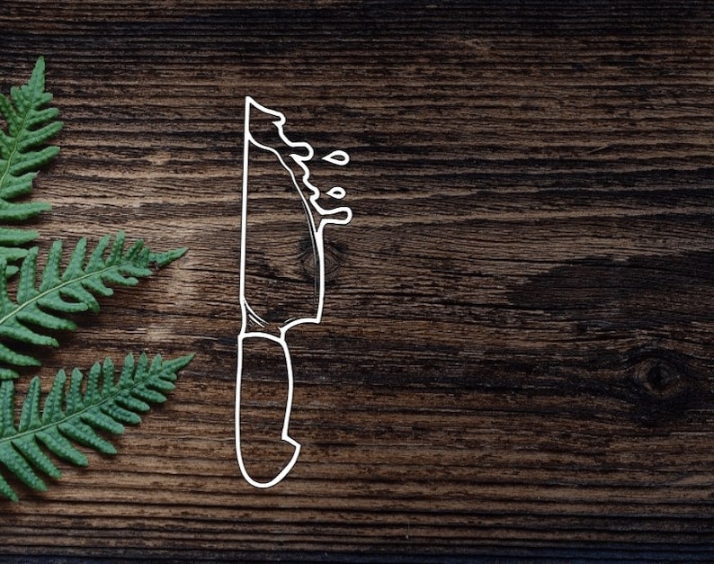 Horror Decal Bloody Knife Vinyl Decal for Bumper Sticker - Etsy