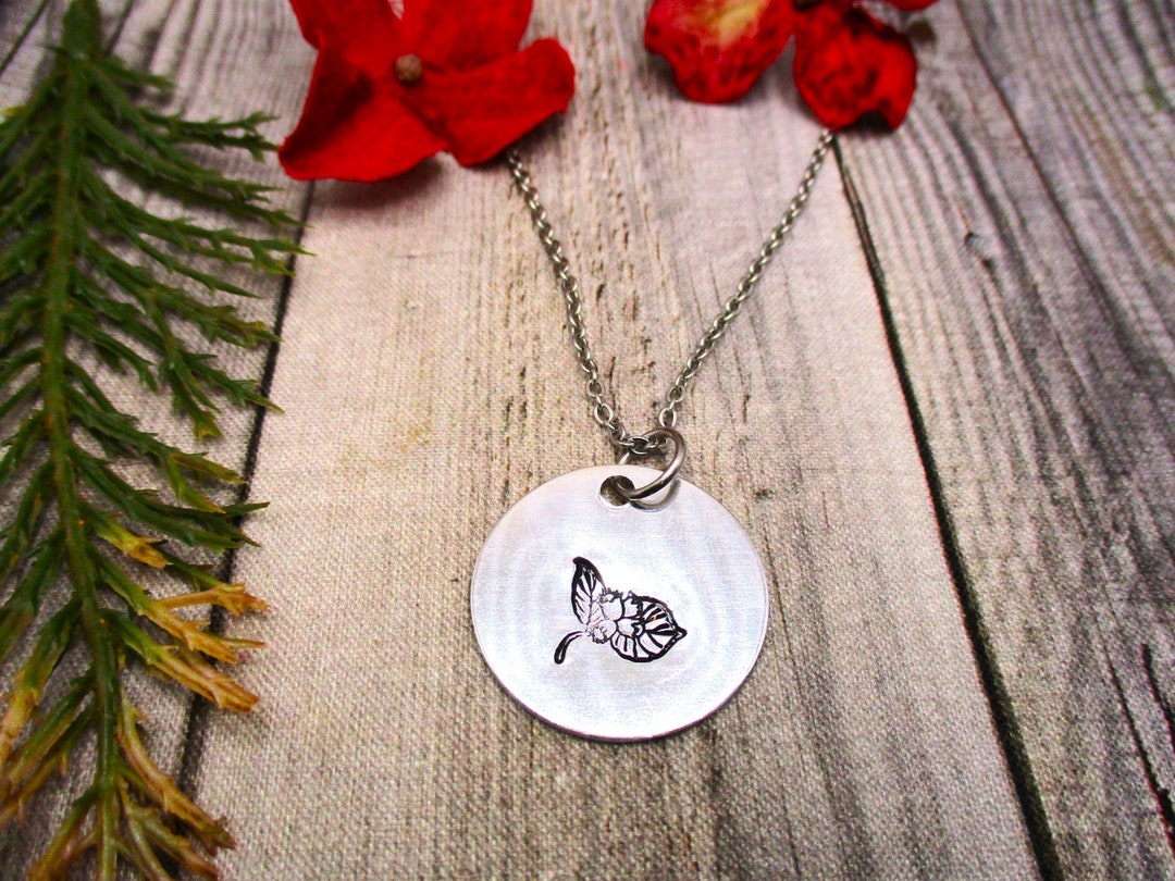 Hazel Birth Leaf Necklace, Celtic Zodiac Jewelry Gifts for Her/ Him ...
