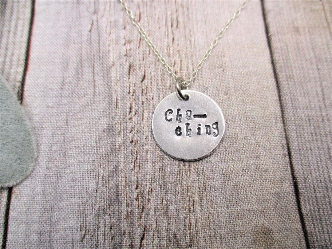 Cha Ching Necklace Cha Ching Jewelry Gifts for Him/ Her - Etsy