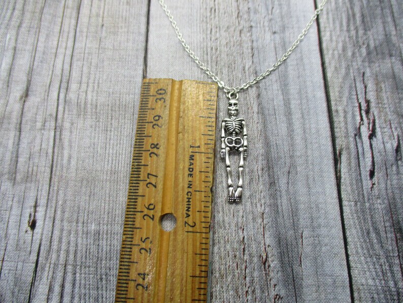 Skeleton Necklace Skeleton Jewelry Human Skeleton Necklace - Etsy