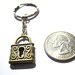 Lock Keychain Lock Key Chain Bronze Lock Keychain Unisex Gifts Under 10 ...