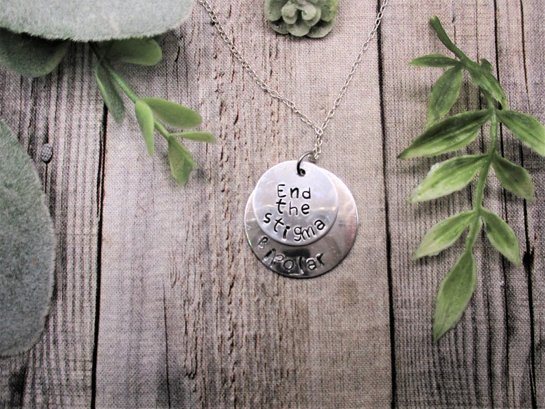 End the Stigma Necklace Mental Health Necklace Bipolar Necklace Gifts ...