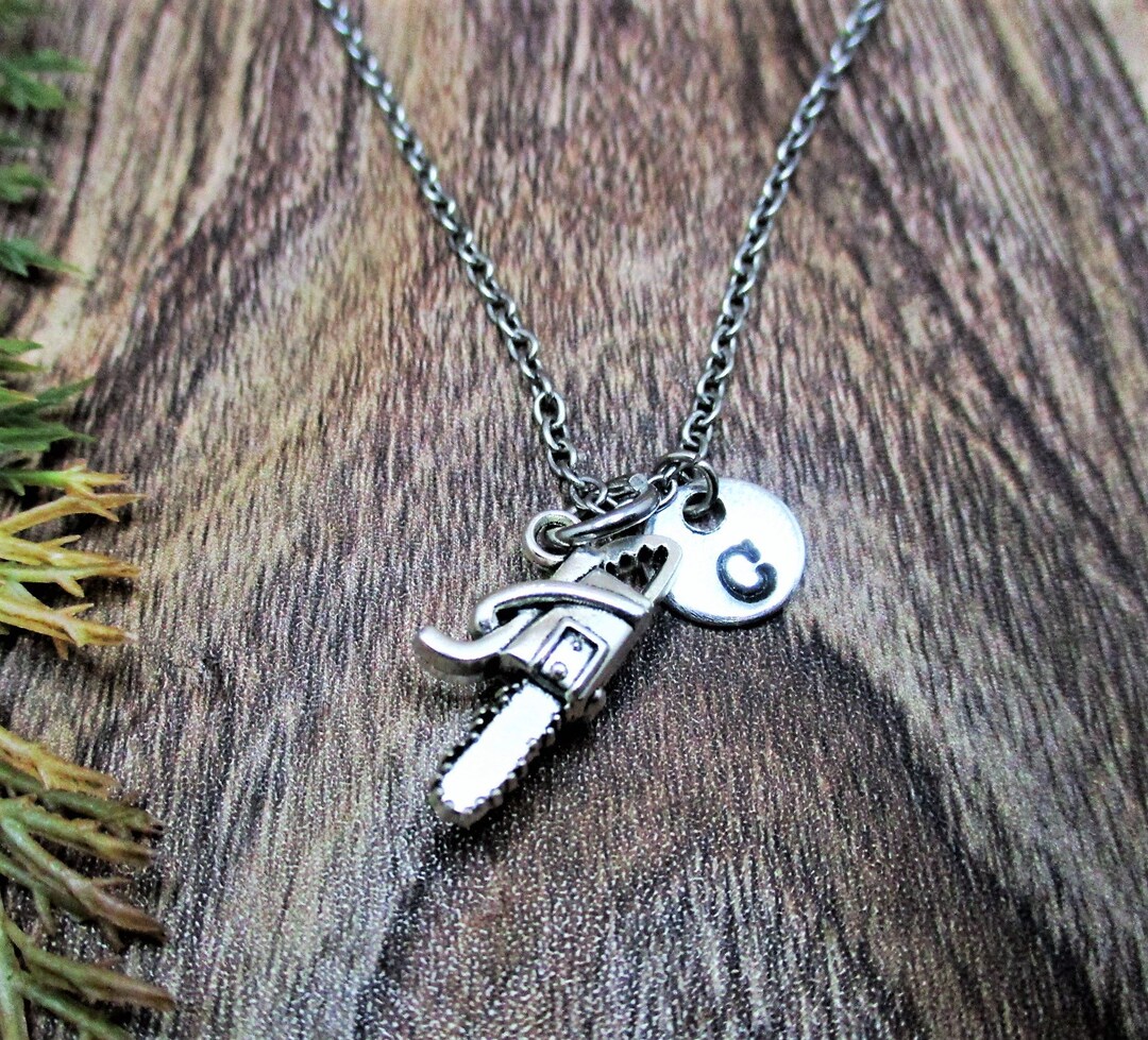 Chainsaw Necklace Personalized Gifts Tools Horror Jewelry Gifts for Her ...
