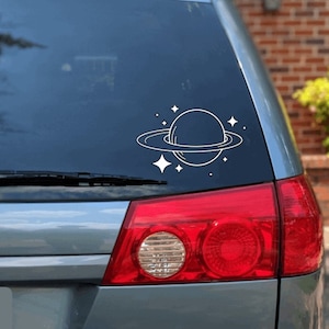 Vinyl Saturn Decal Planet Decal for Water Bottlesticker Cup Sticker ...