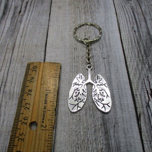 Human Lungs Keychain Science Keychain Biology Keychain Anatomical ...