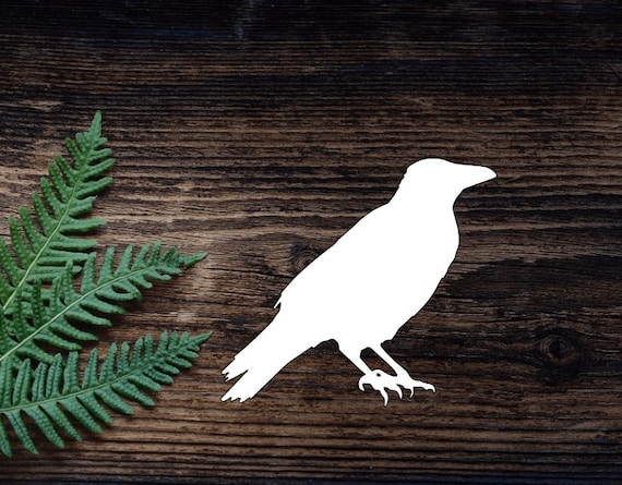 Raven Vinyl Decal for Water Bottle Raven Sticker Cup Sticker - Etsy