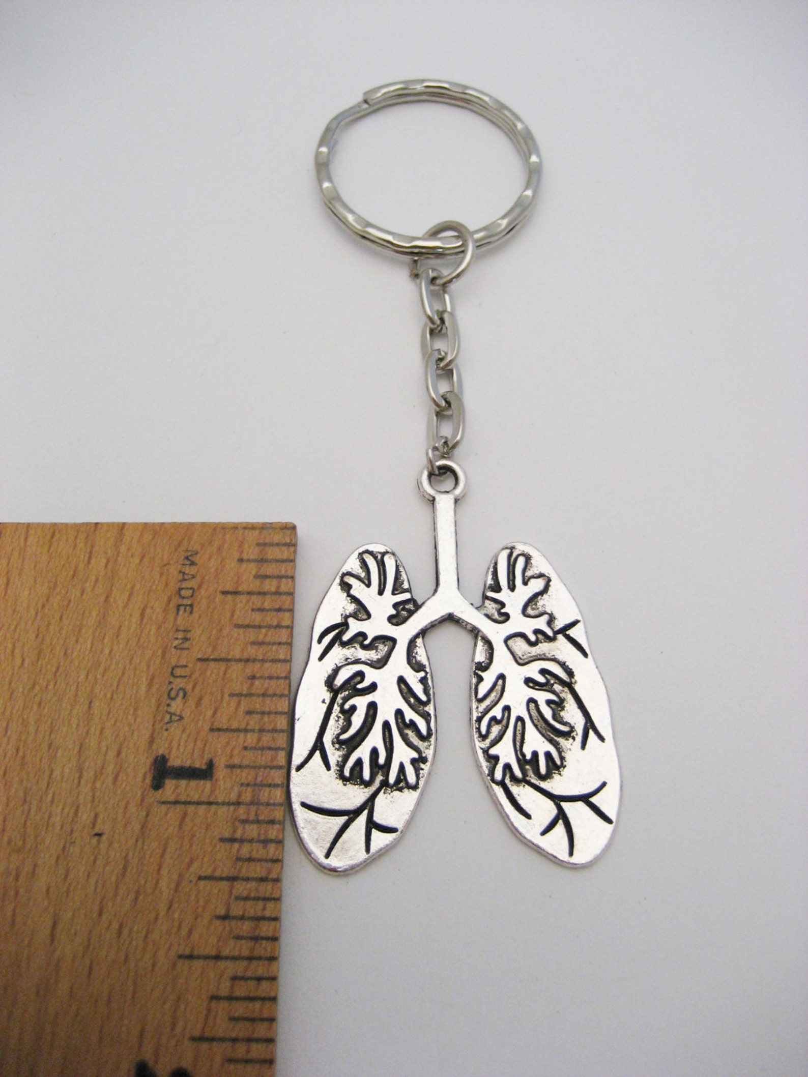 Human Lungs Keychain Science Keychain Biology Keychain Anatomical ...